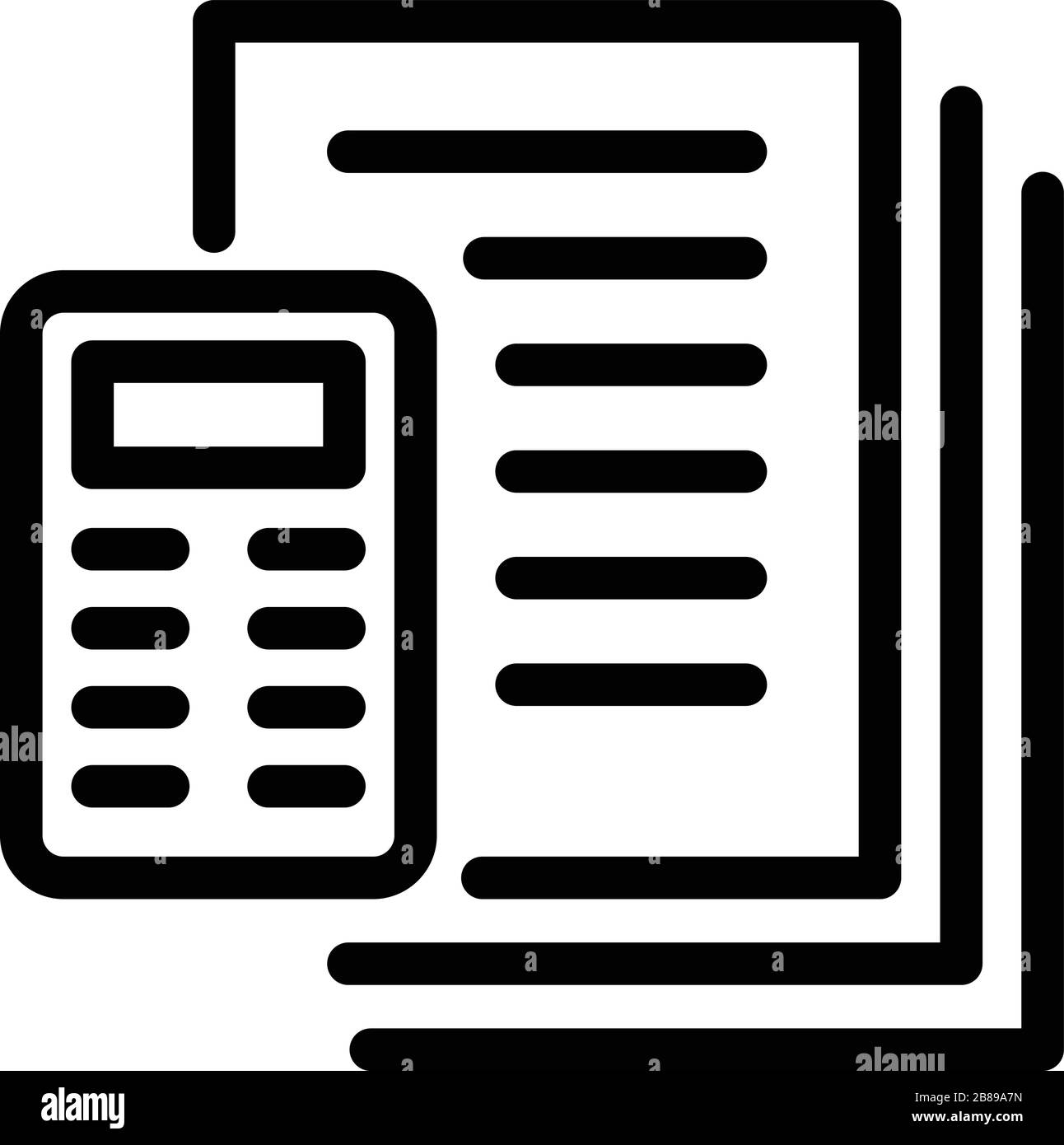 Tiler papers icon, outline style Stock Vector Image & Art - Alamy