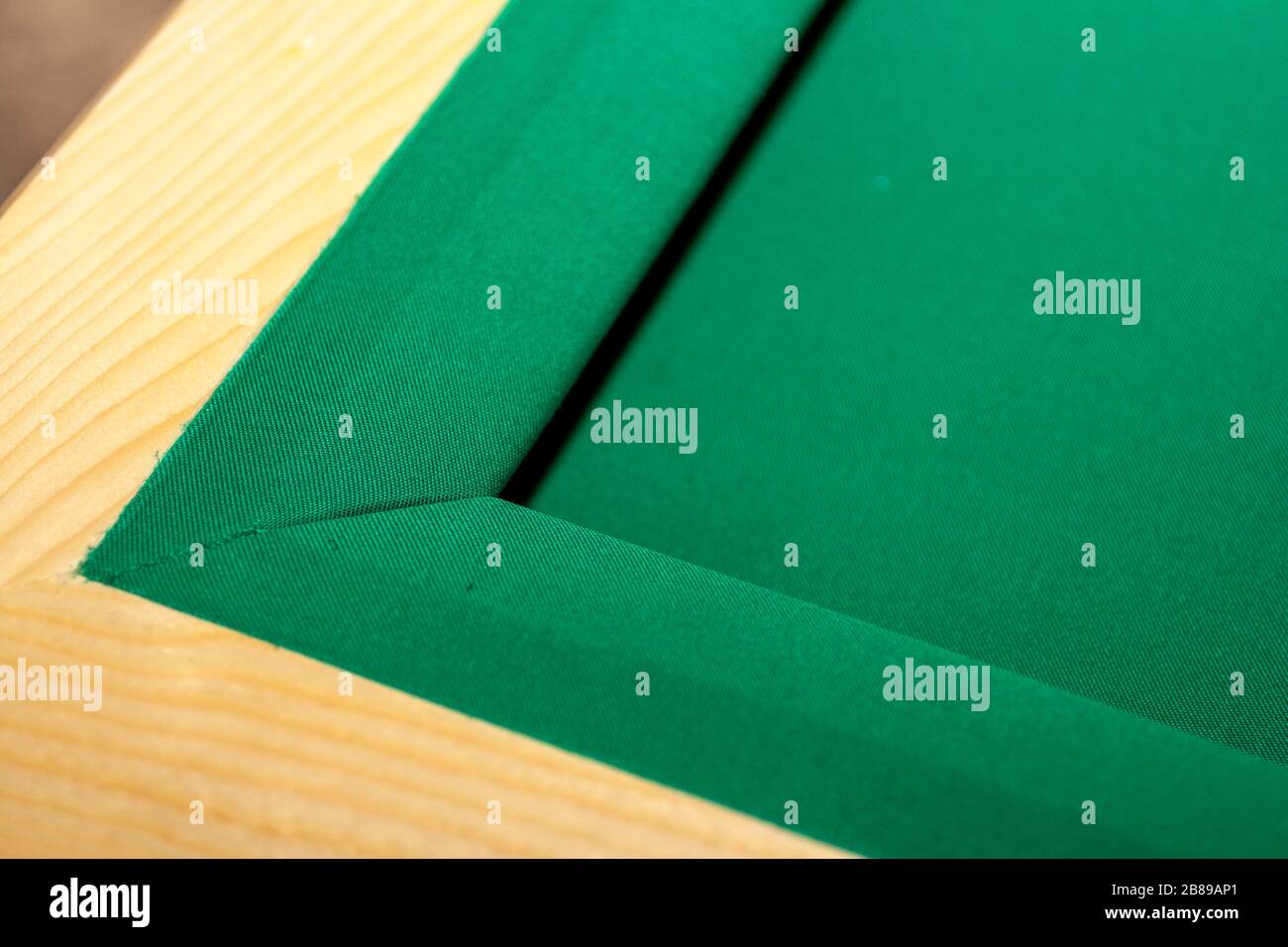 Corner of a carom billiard table Stock Photo - Alamy