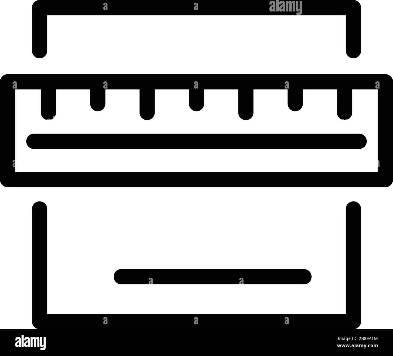 Construction floor measurement Black and White Stock Photos & Images ...