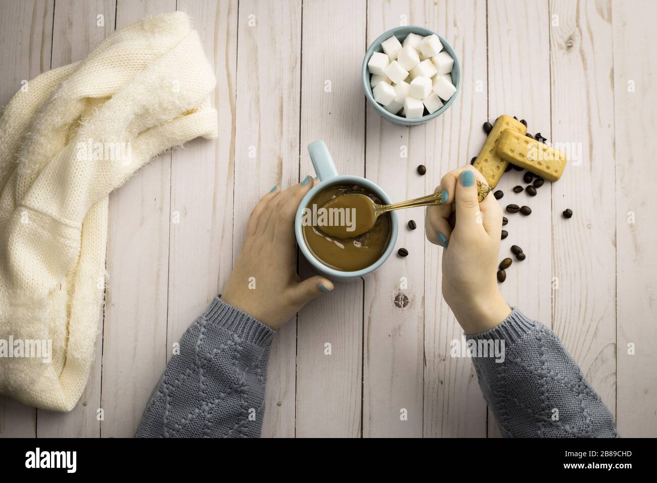 Coffee beans overview hi-res stock photography and images - Alamy