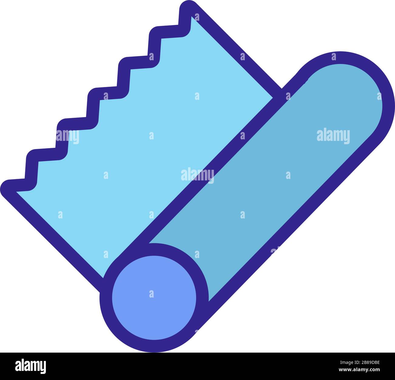 roll foil icon vector outline illustration Stock Vector Image & Art - Alamy