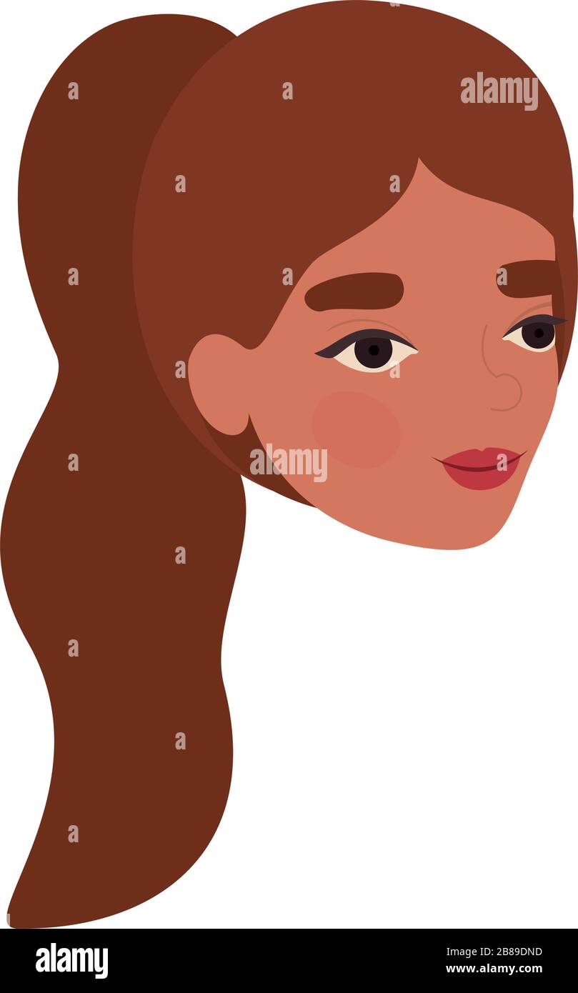 Isolated woman head vector design Stock Vector Image & Art - Alamy