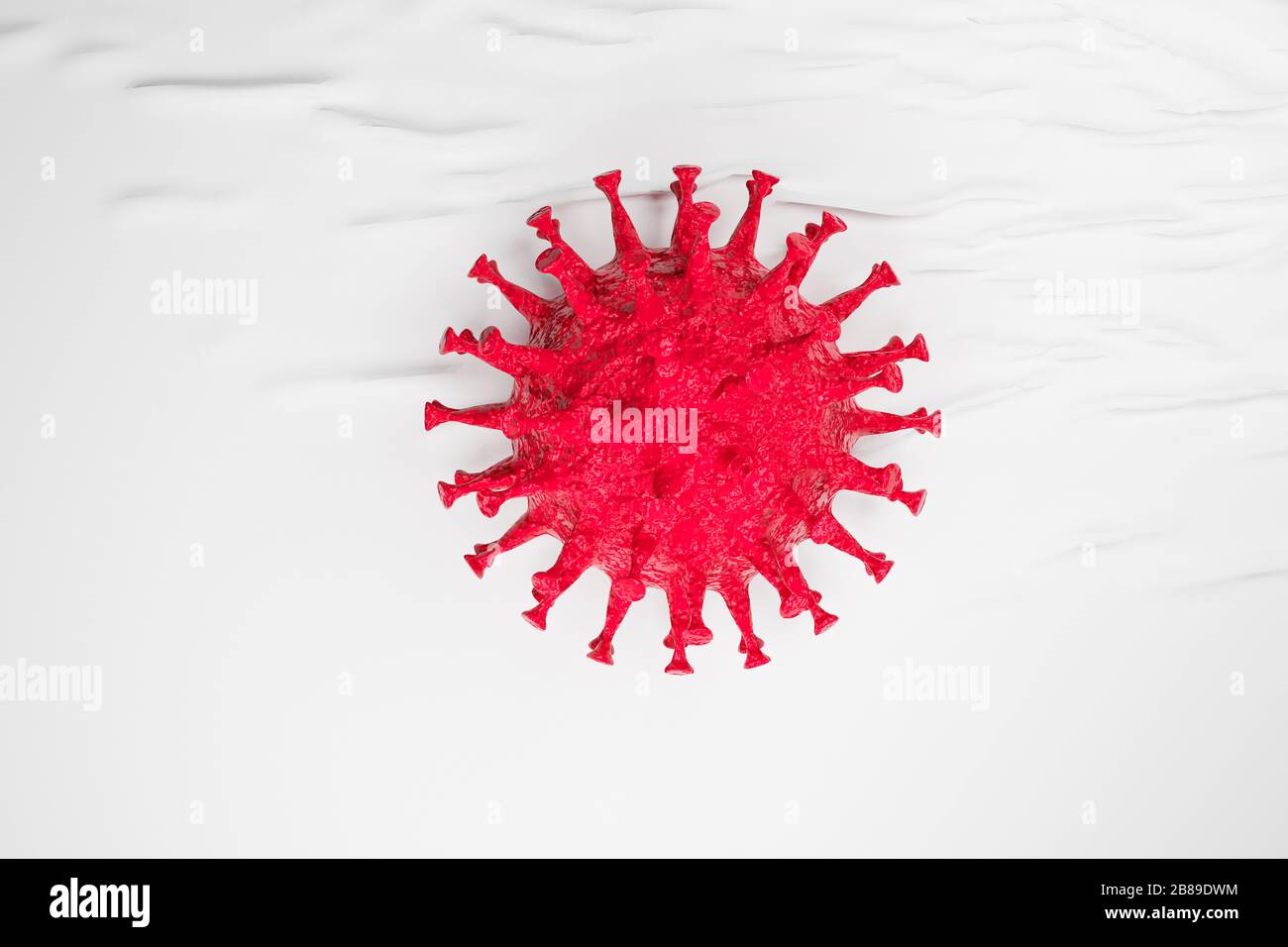 3D render: Outbreak of new Coronavirus 2019-nCoV in Japan - Schematic ...