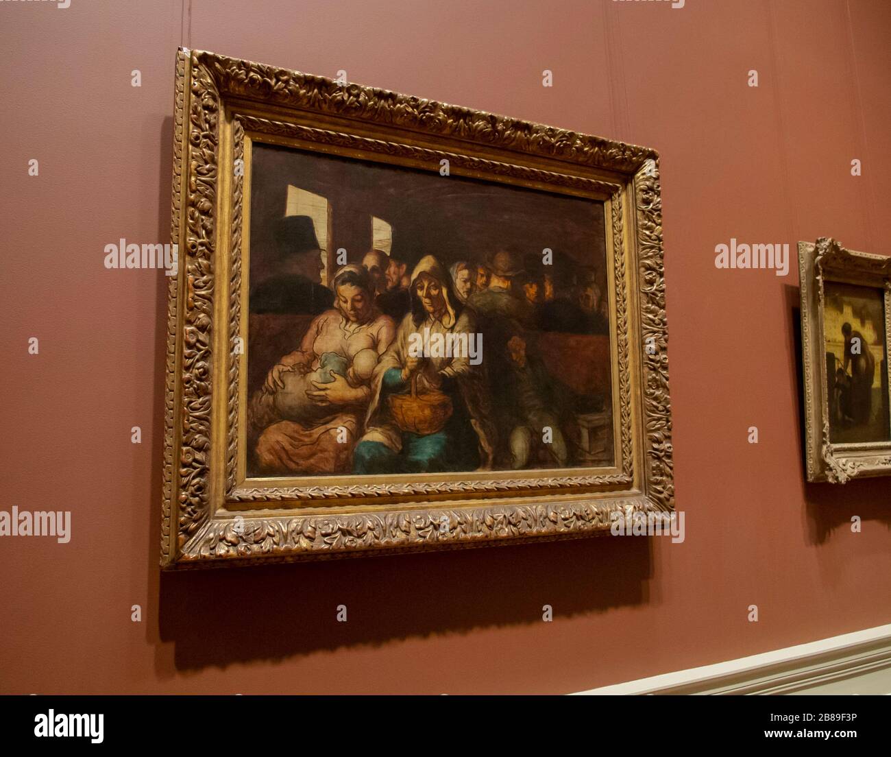 The Third-Class Carriage oil painting by Honoré Daumier at the Met in ...