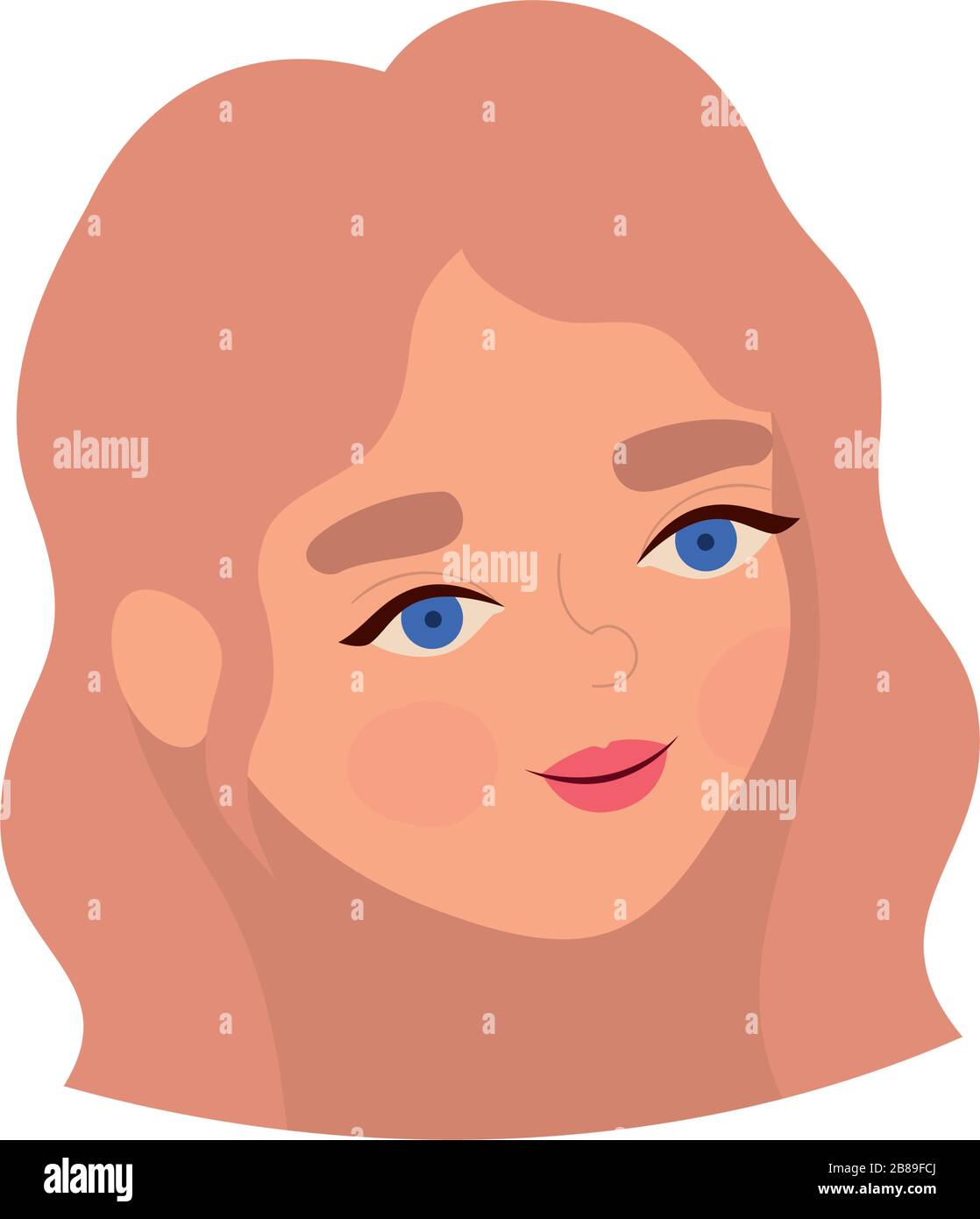Isolated woman head vector design Stock Vector Image & Art - Alamy