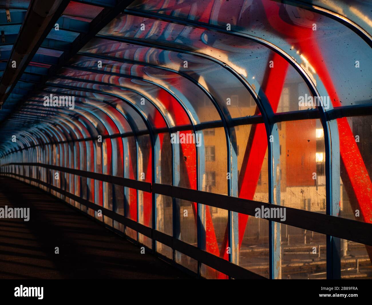 Tony Carter Cycle Bridge, Cambridge, England UK. The world's longest ...