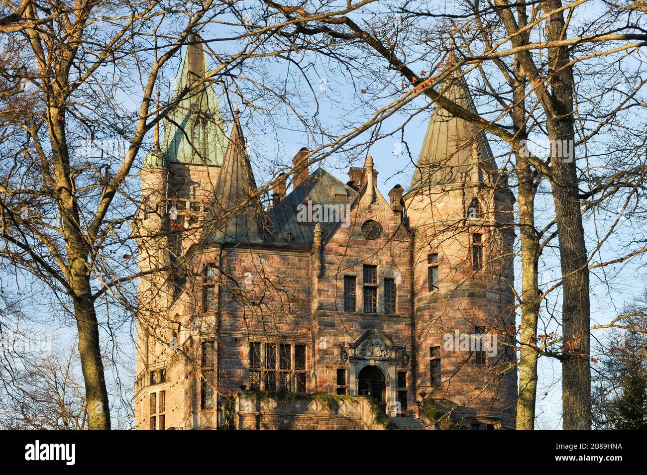 Teleborgs slott (Teleborg castle) built in 1897-1900 in National ...