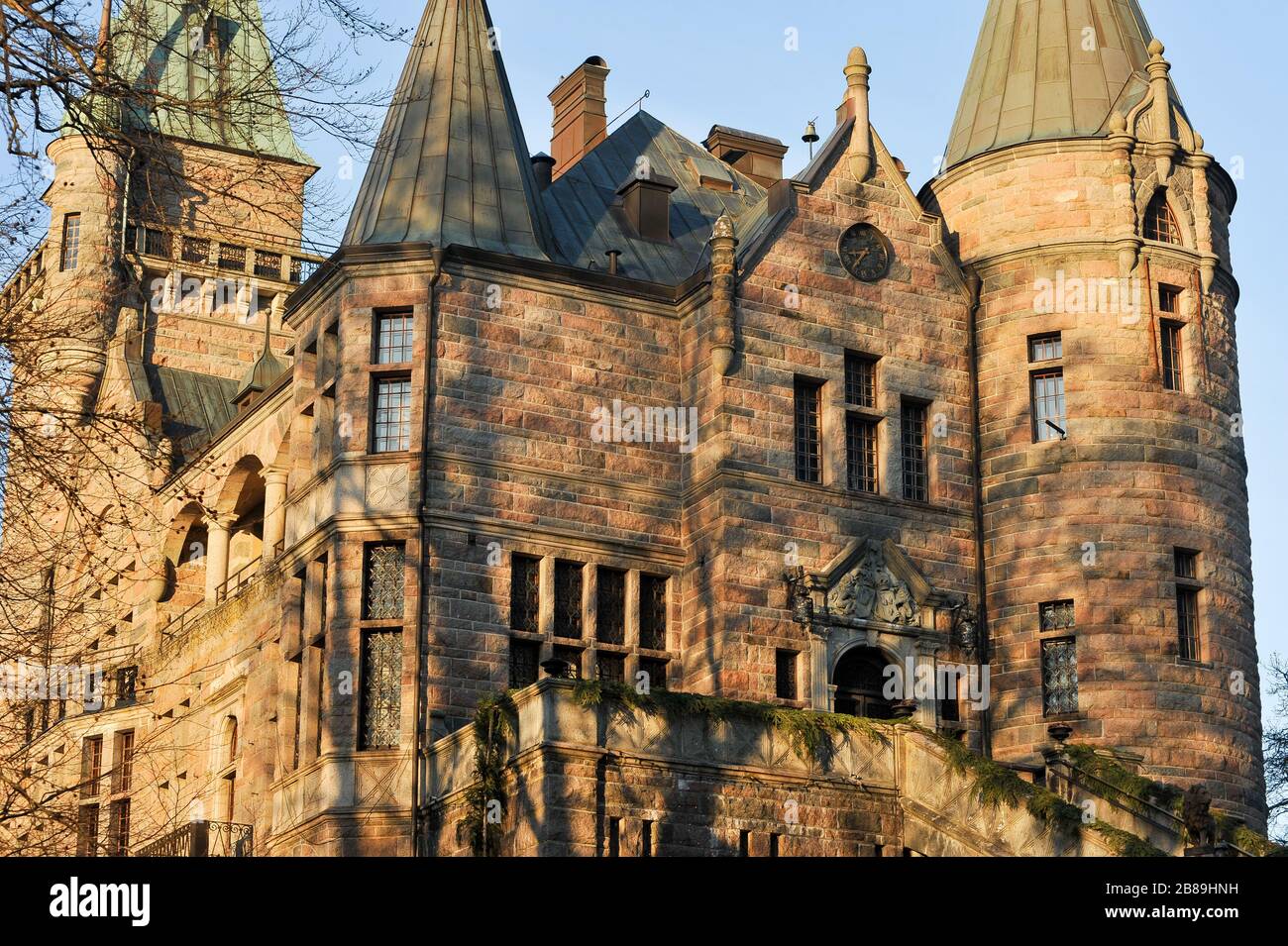 Teleborgs slott (Teleborg castle) built in 1897-1900 in National ...