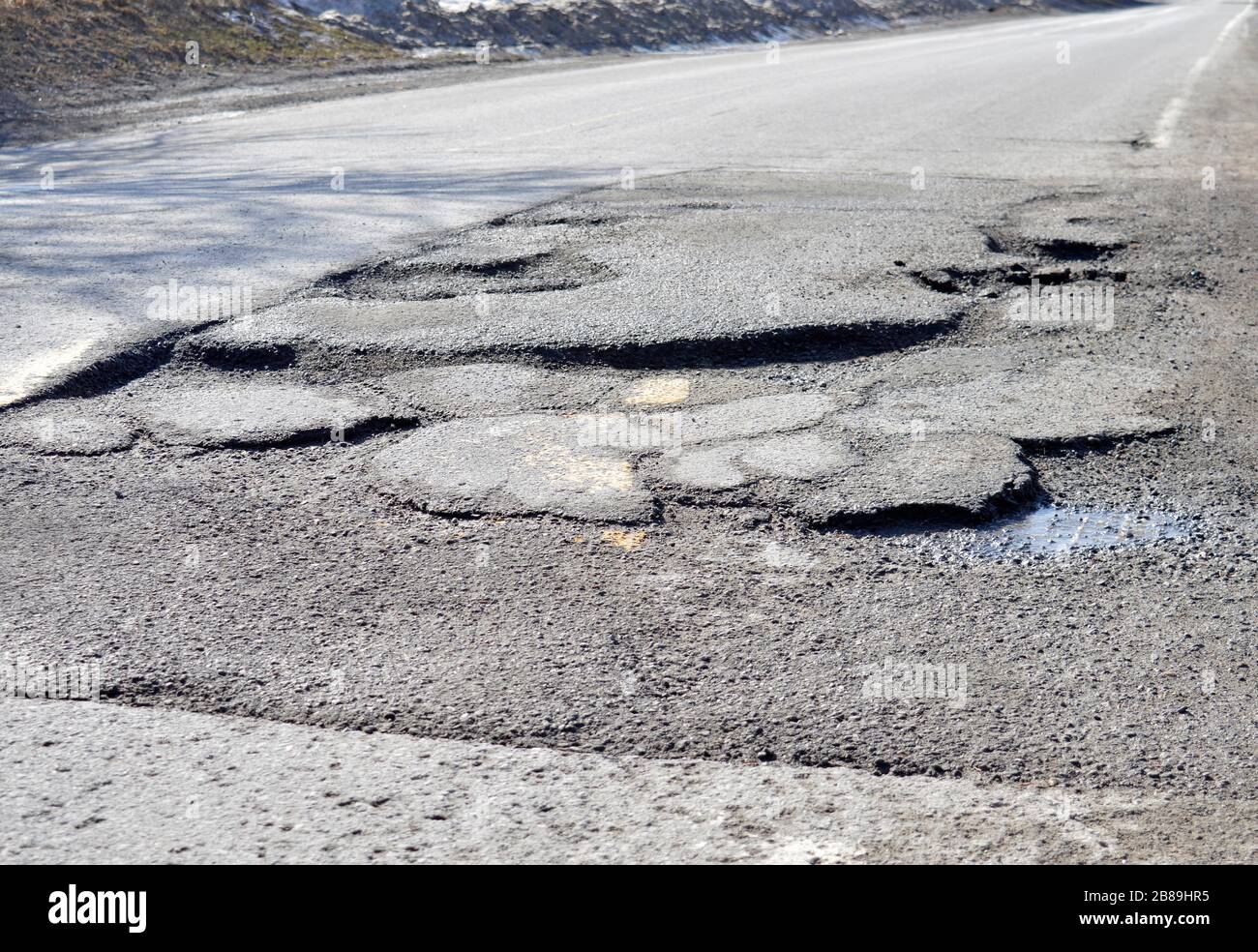 Repairs needed to highway hi-res stock photography and images - Alamy