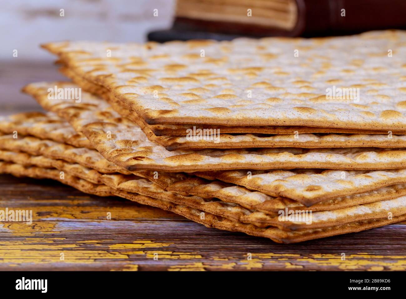 Judaism religious jewish holiday matza on passover Stock Photo - Alamy