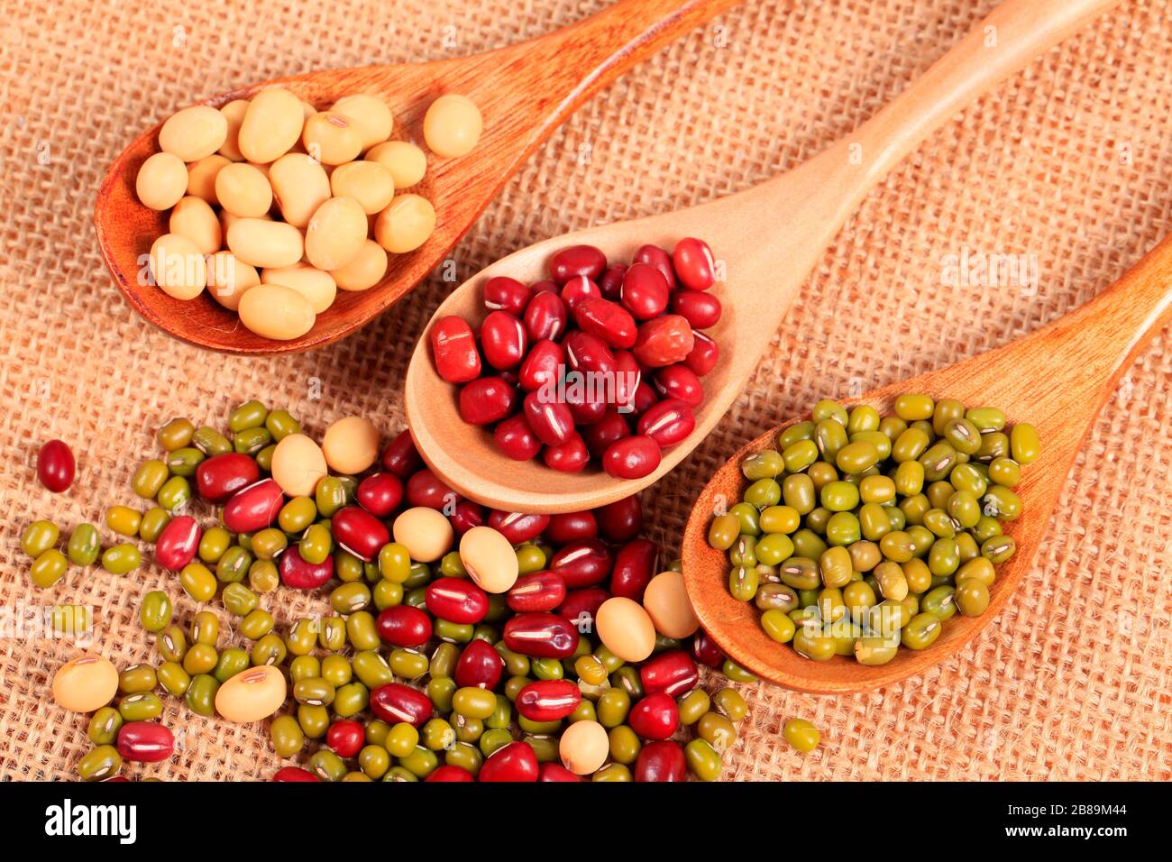 collection of legumes, A close-up Stock Photo - Alamy