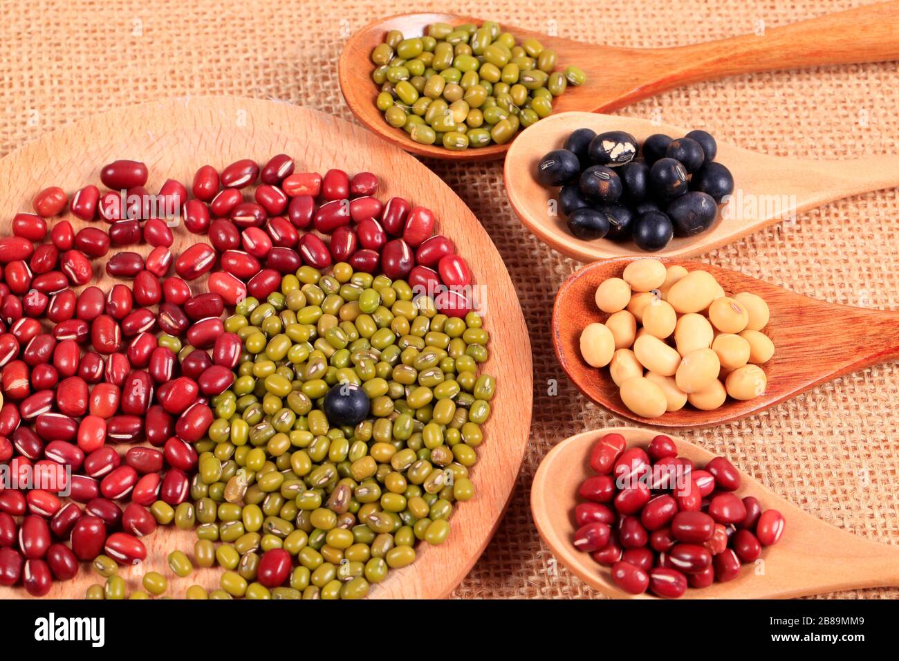 collection of legumes, A close-up Stock Photo - Alamy