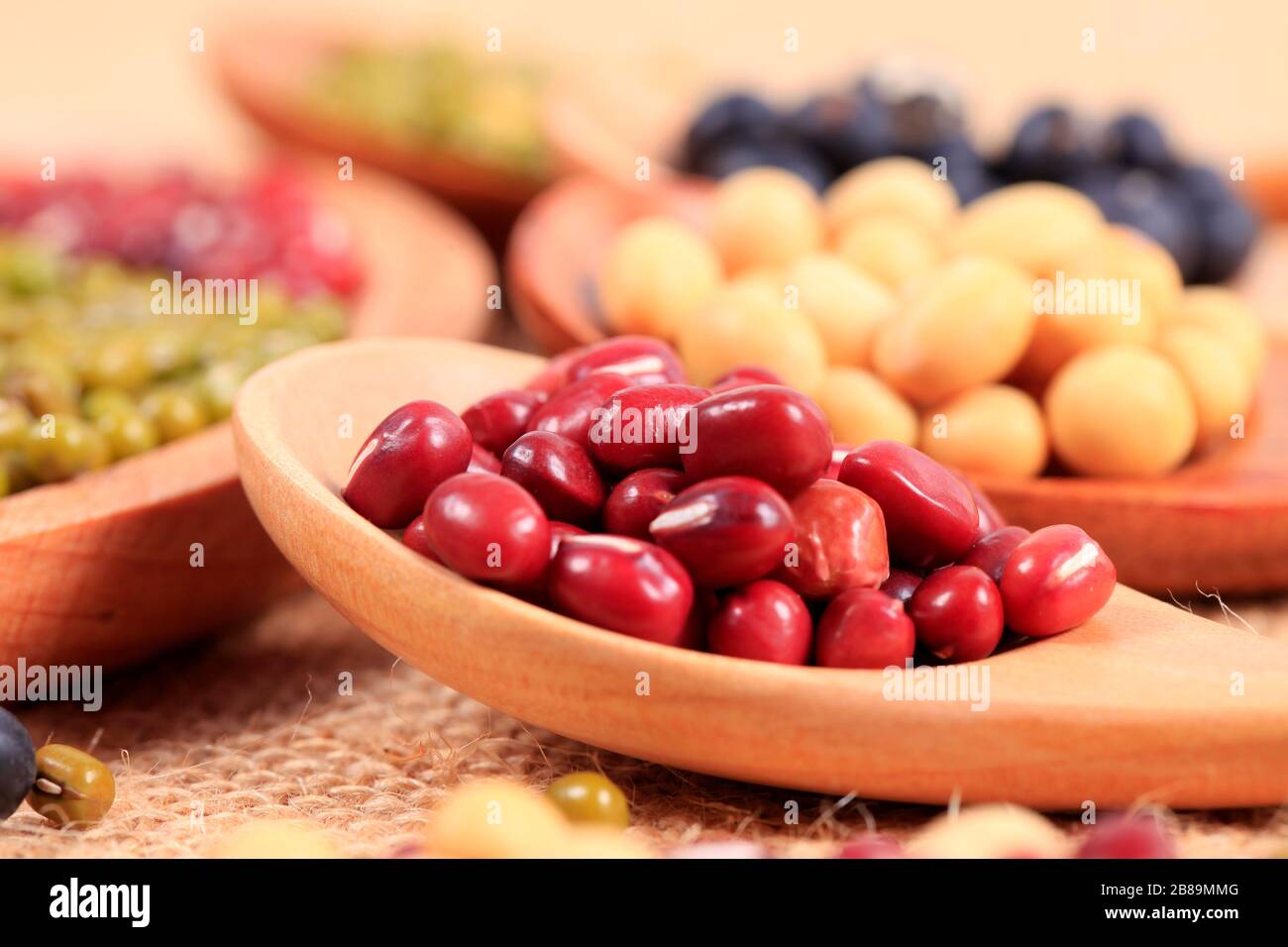 collection of legumes, A close-up Stock Photo - Alamy