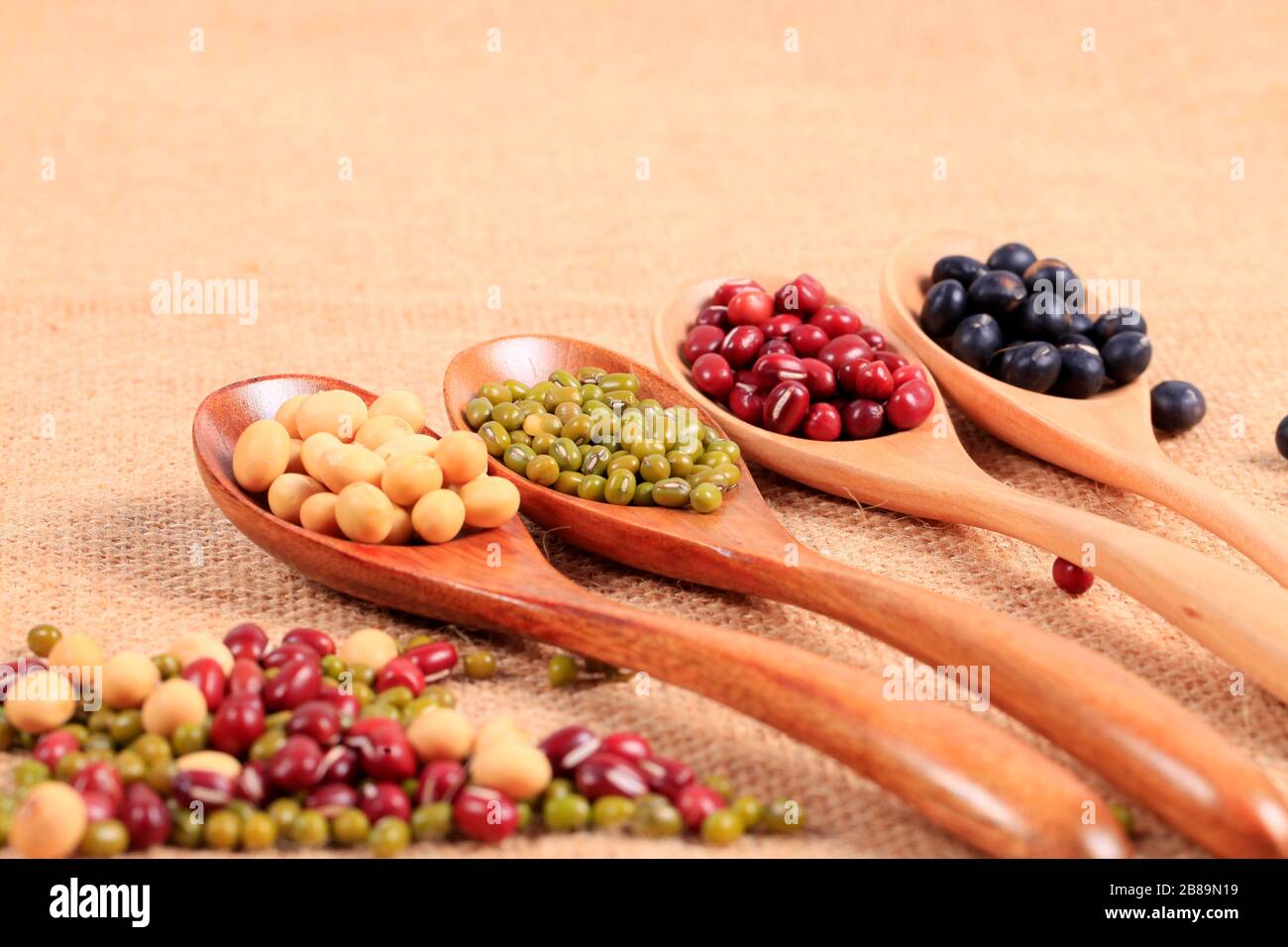 collection of legumes, A close-up Stock Photo - Alamy