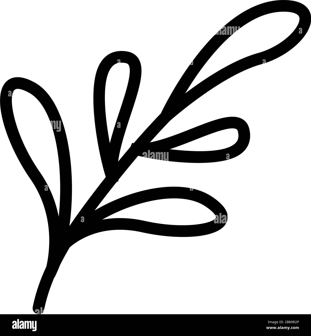 weed icon vector outline illustration Stock Vector Image & Art - Alamy