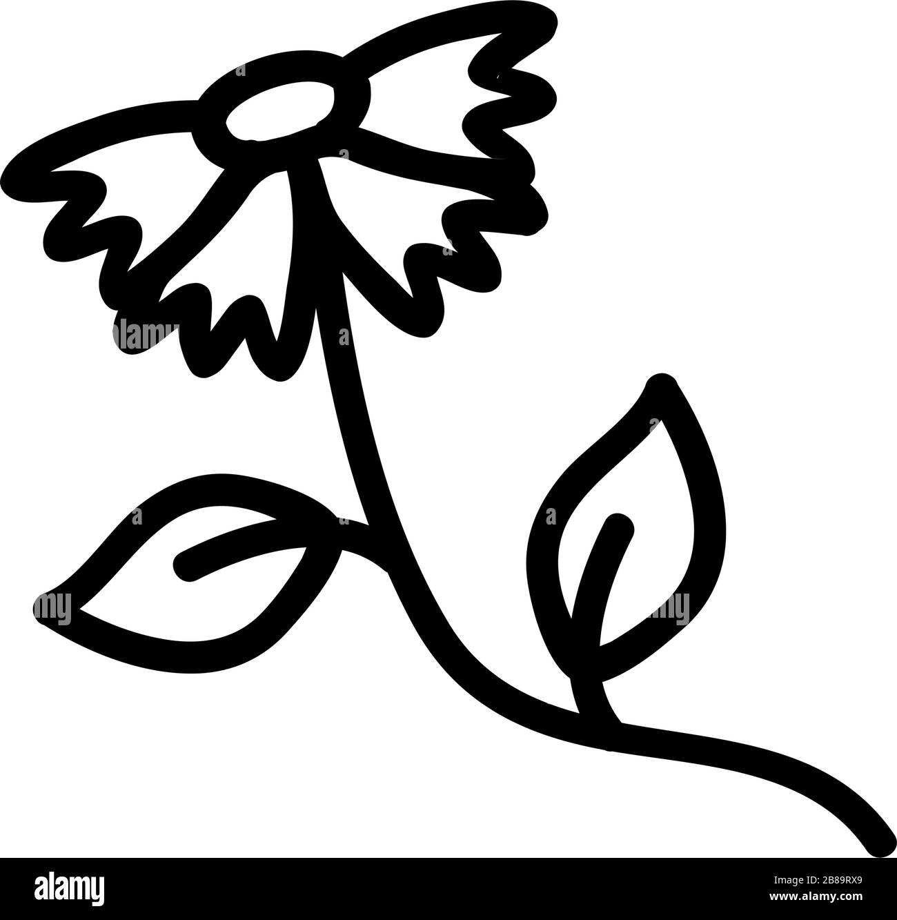 a wild plant icon vector outline illustration Stock Vector Image & Art ...