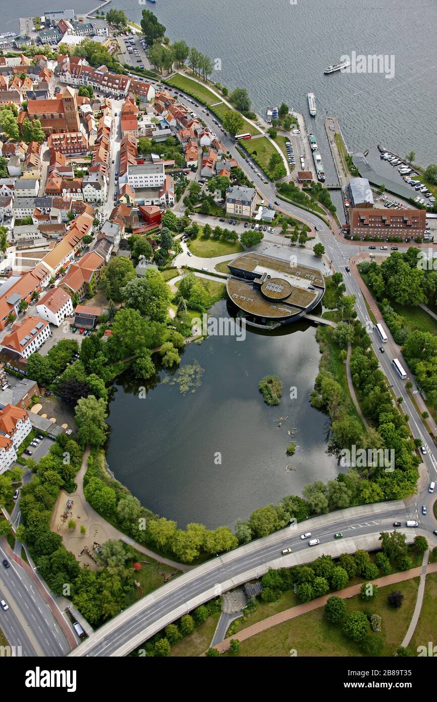 , Herrensee and the Mueritzeum in the center of Waren, 23.05.2011 ...