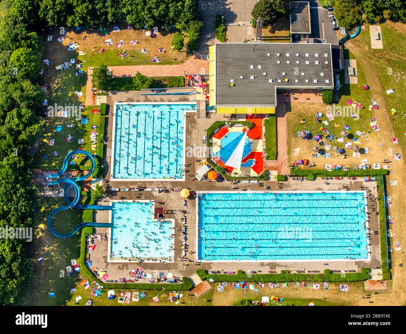 West germany swimming pool hi-res stock photography and images - Alamy
