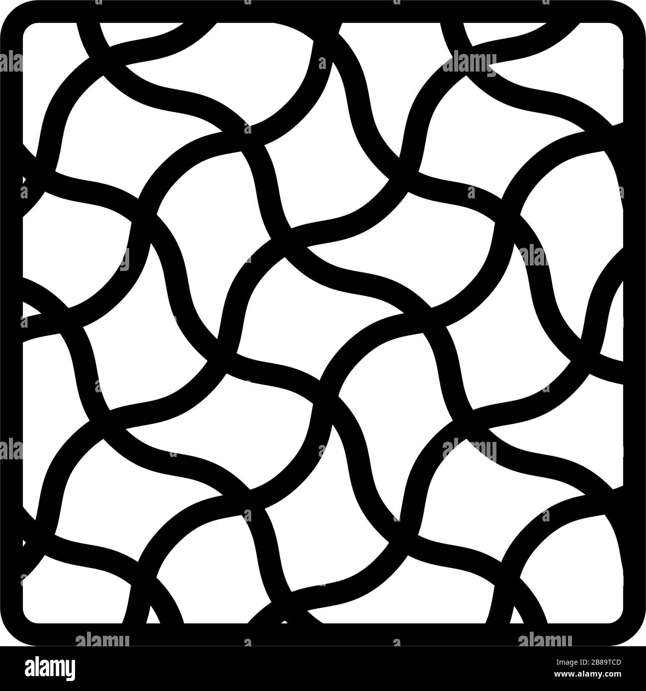 tile puzzle icon vector outline illustration Stock Vector Image & Art ...