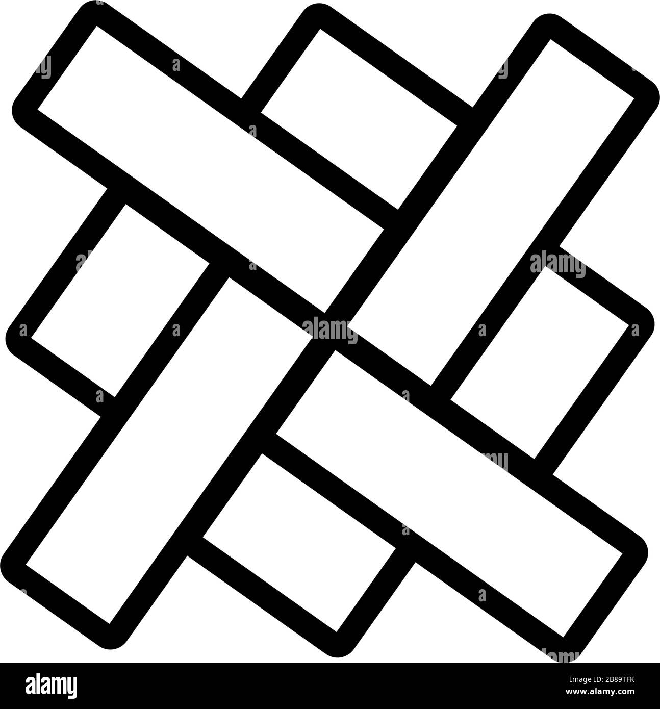 tile laying icon vector outline illustration Stock Vector Image & Art ...