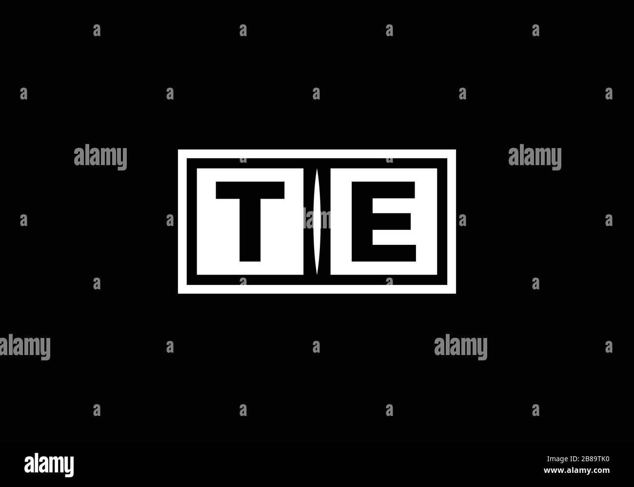 T E, TE Initial Letter Logo design vector template, Graphic Alphabet ...