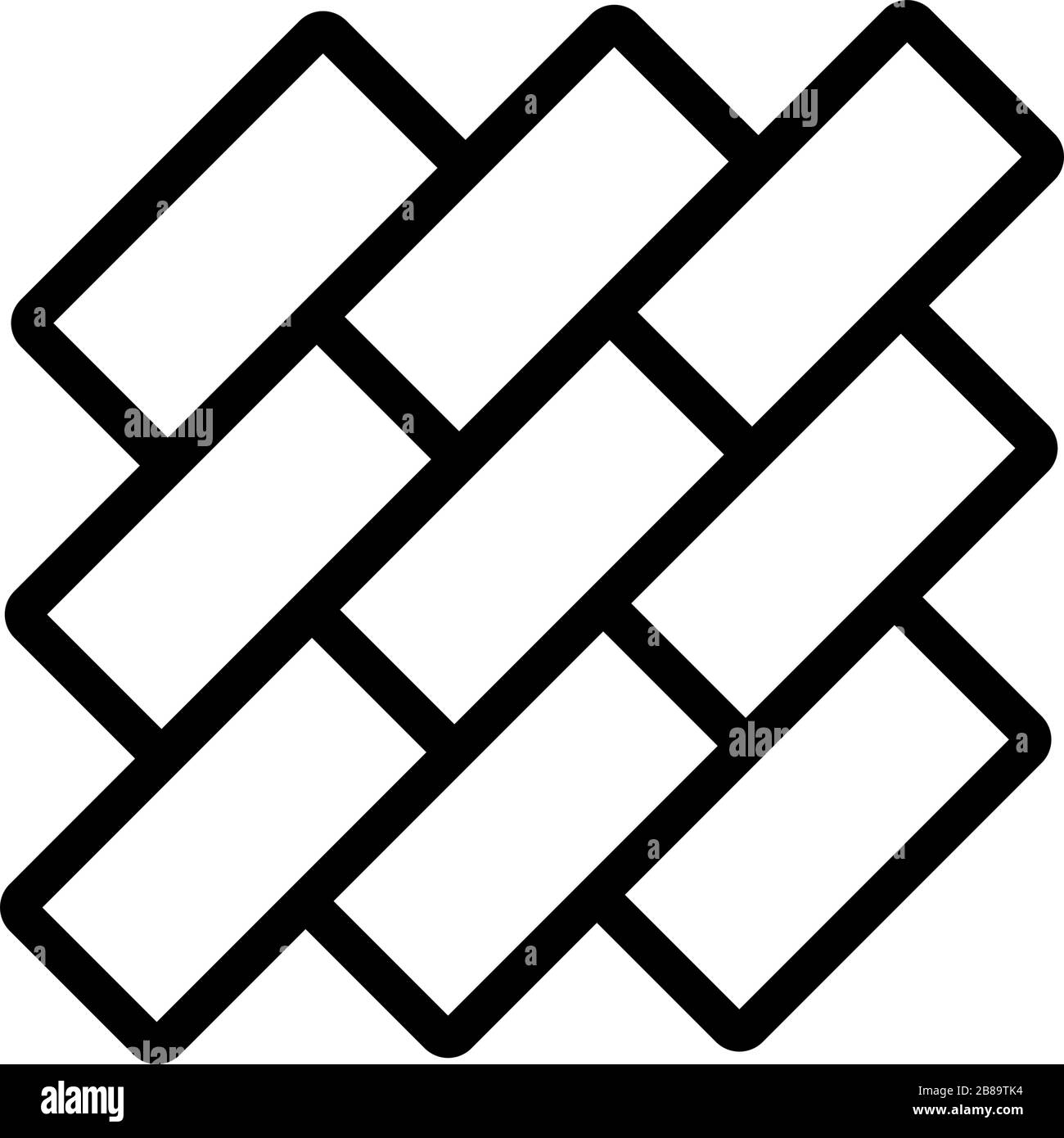 Stone wall texture rectangular Cut Out Stock Images & Pictures - Alamy