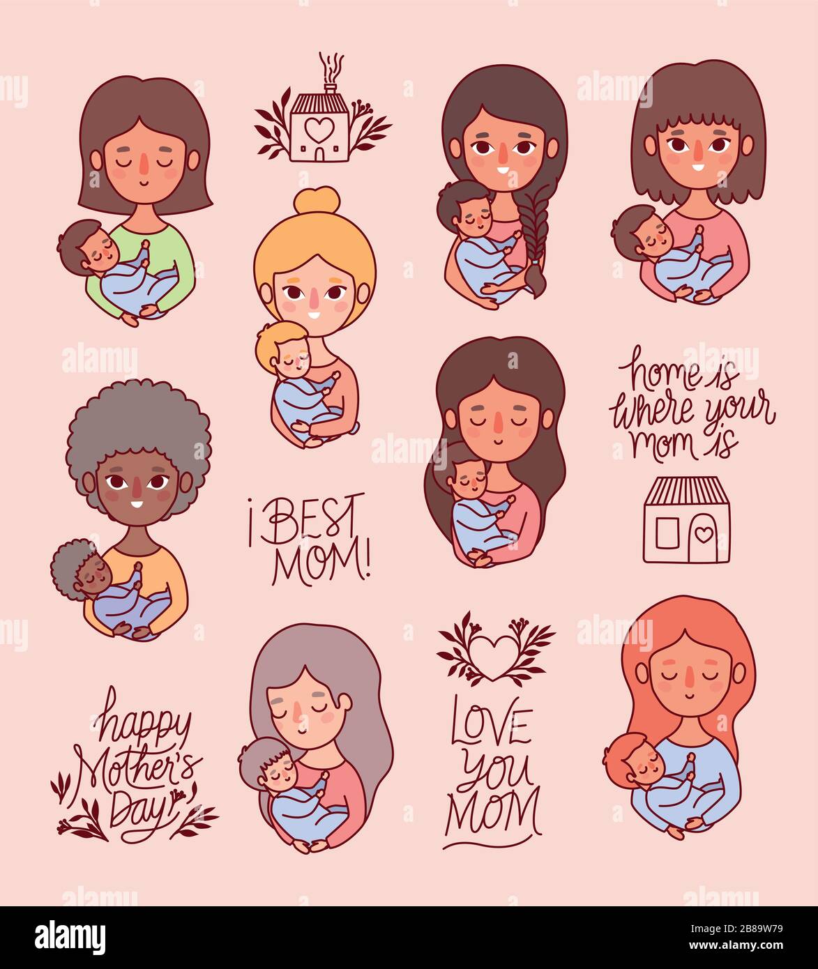 Our mother's house Stock Vector Images - Alamy