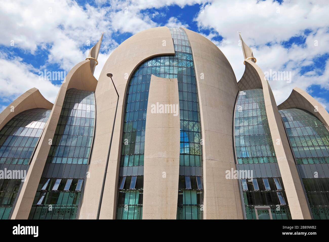 Cologne Central Mosque, Germany, North Rhine-Westphalia, Cologne Stock ...