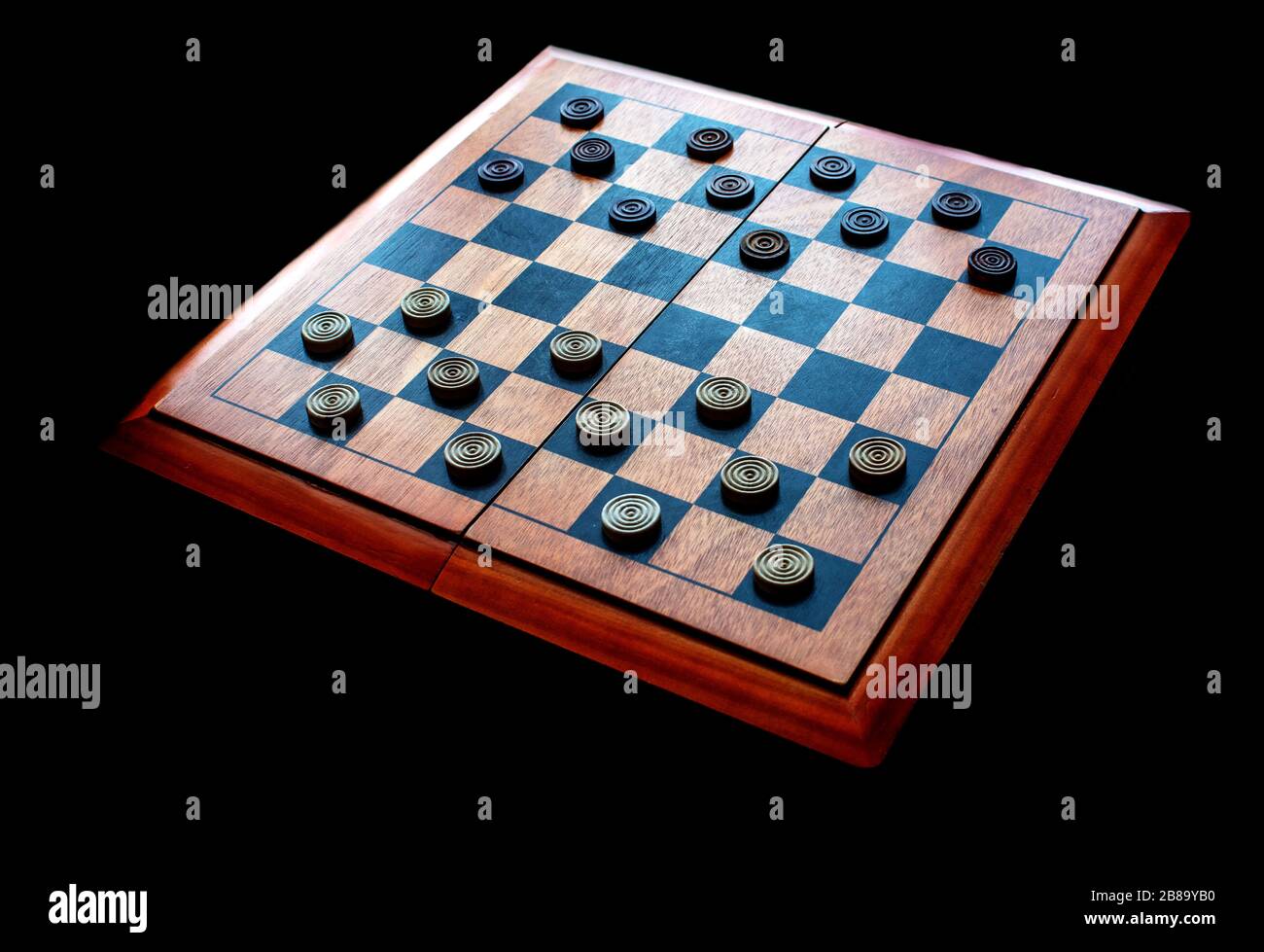 Black checker pieces hi-res stock photography and images - Alamy