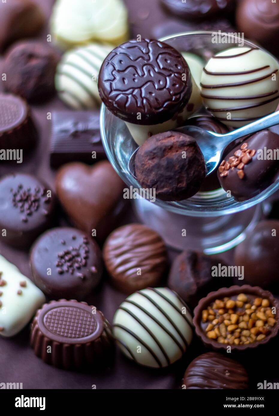 Filled chocolates hi-res stock photography and images - Alamy