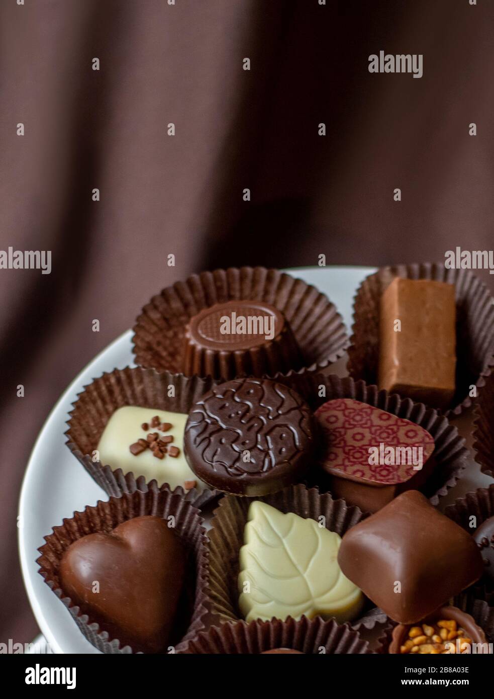 Fine chocolates assortment hi-res stock photography and images - Alamy