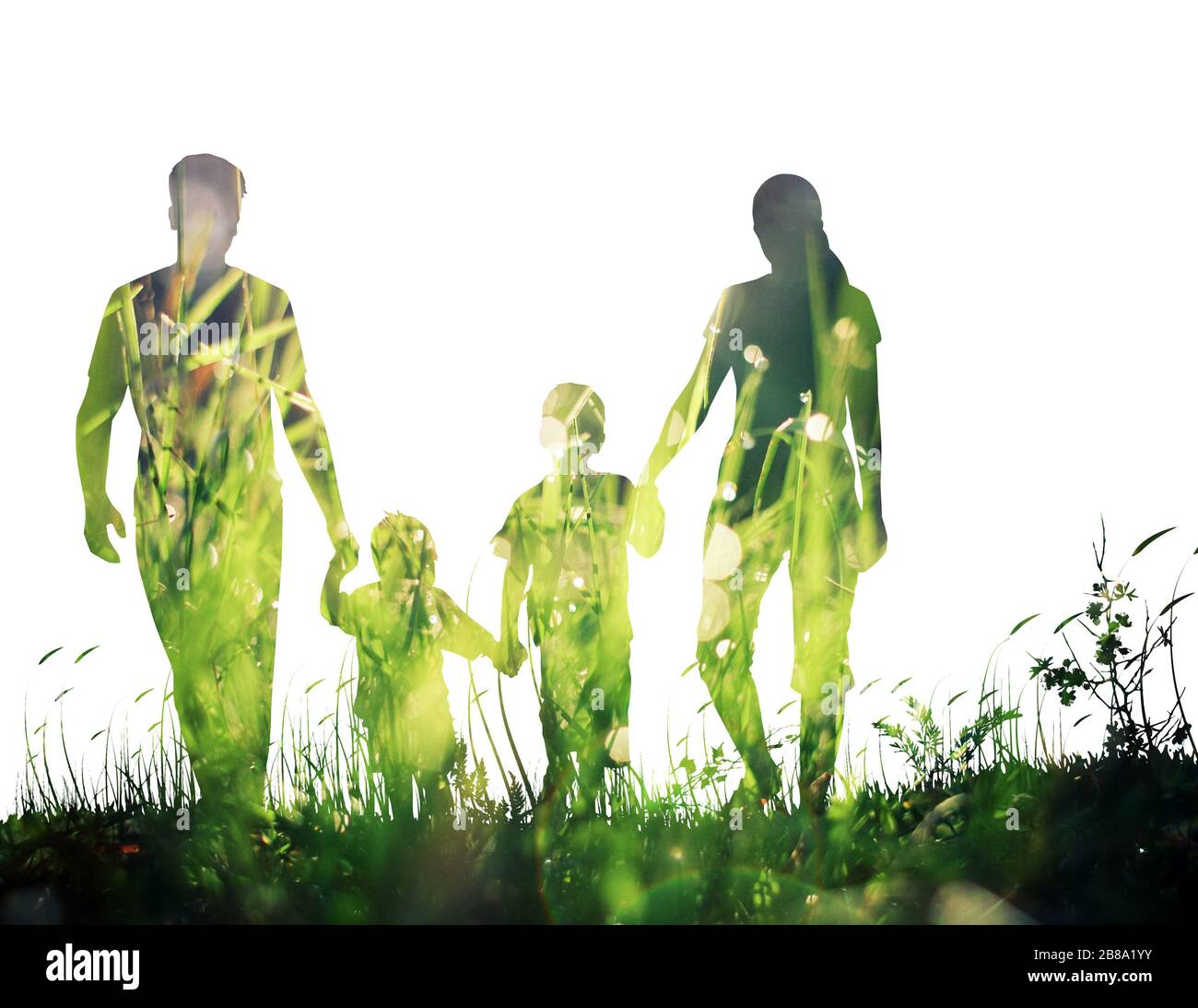 Environmental friendly concept of family activities Stock Photo - Alamy
