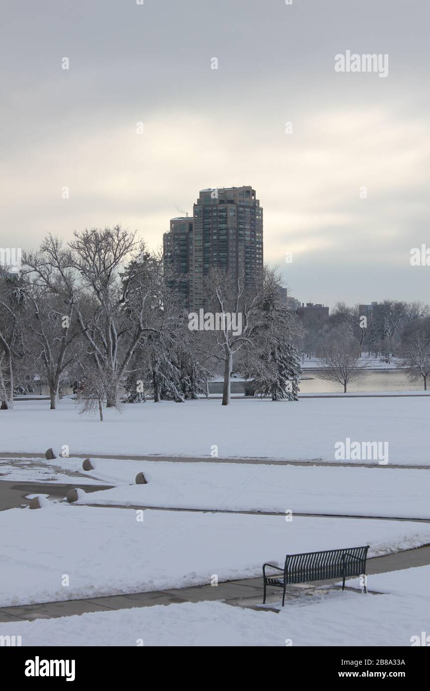 Denver snow hi-res stock photography and images - Alamy