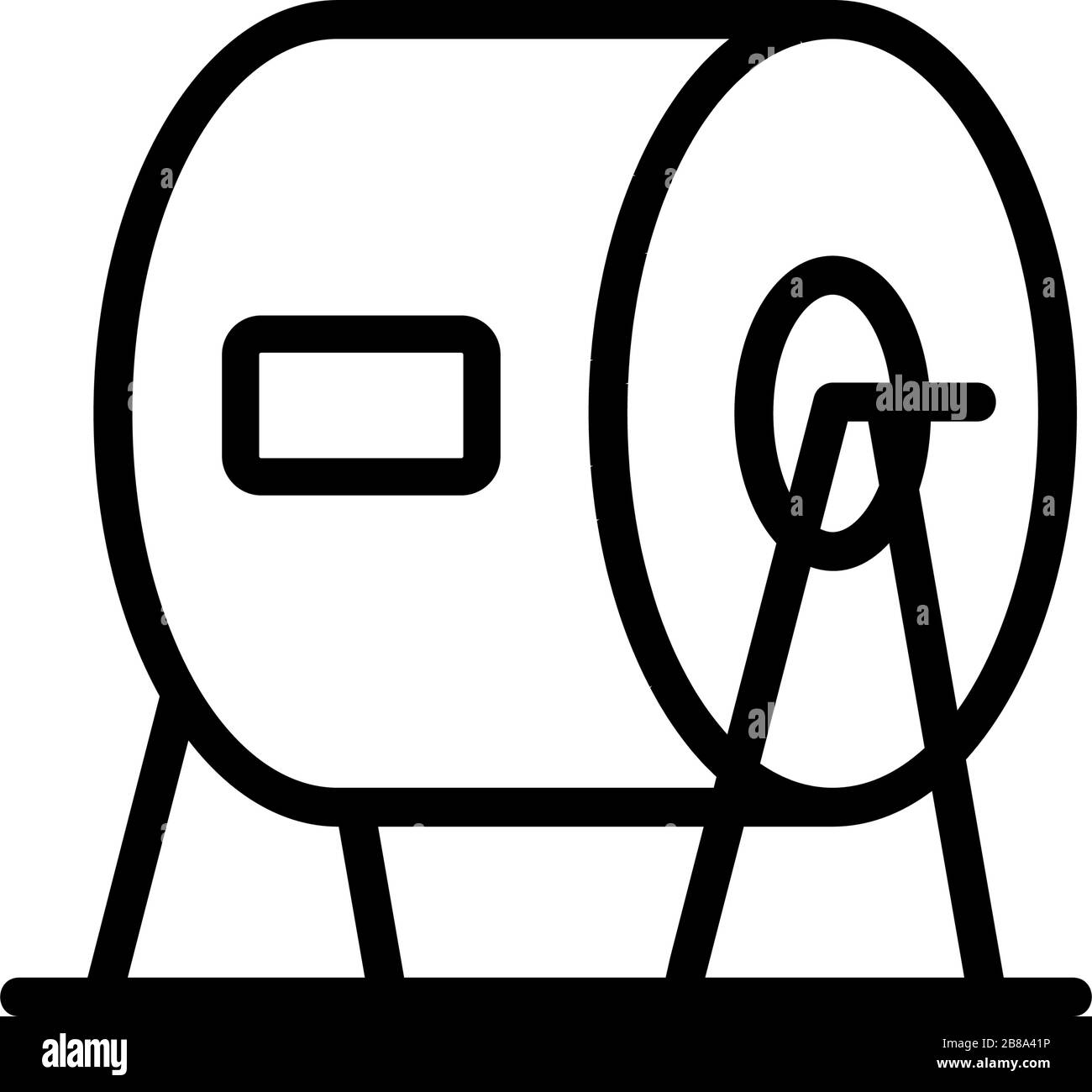 the tanning of the skin icon vector outline illustration Stock Vector ...
