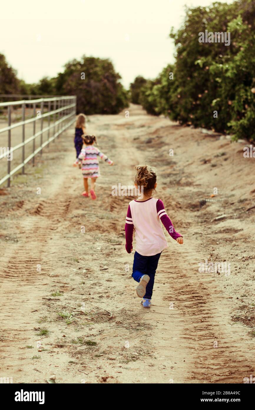 Kids chasing trees hi-res stock photography and images - Alamy