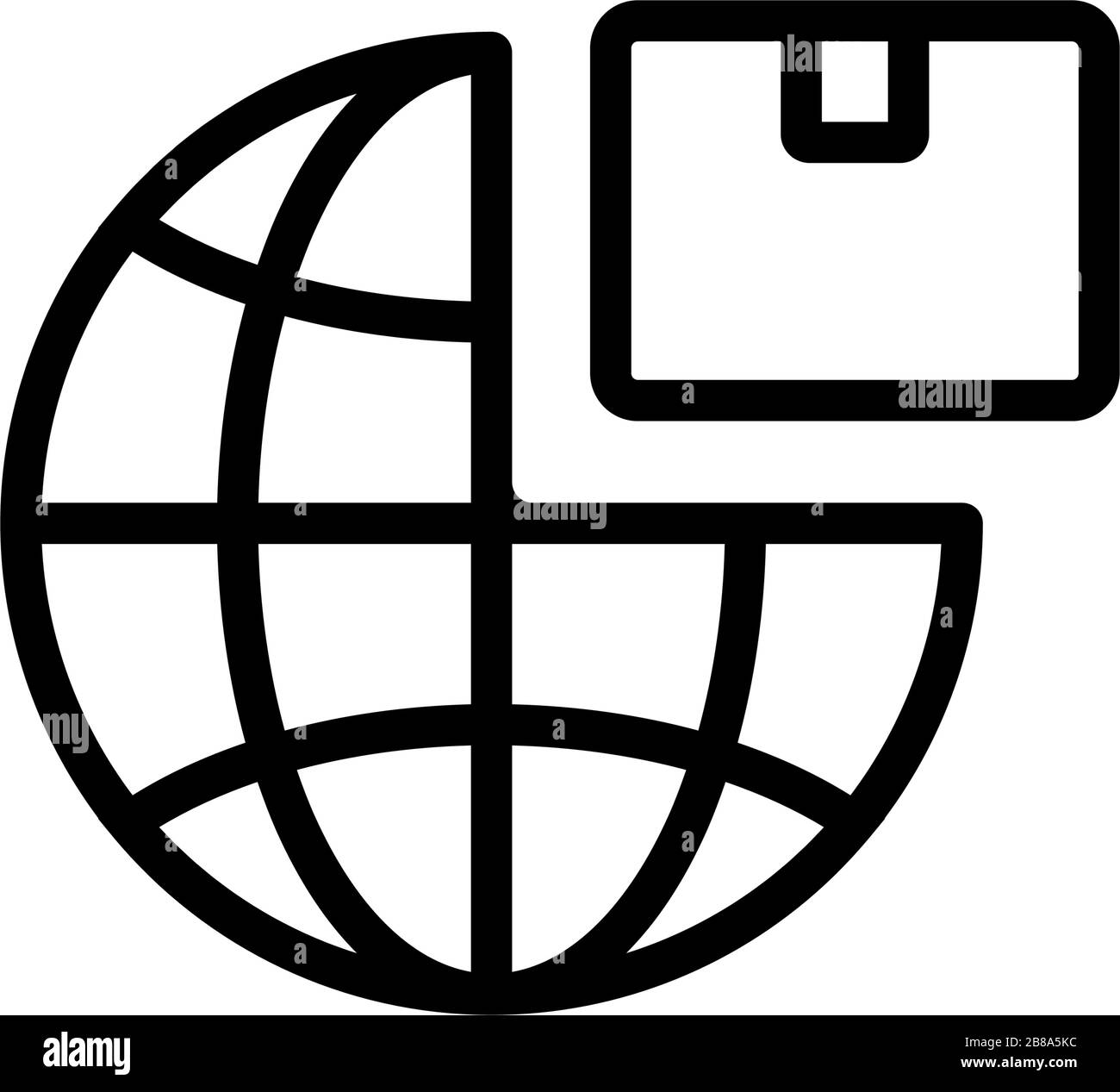 export planet product icon vector outline illustration Stock Vector ...