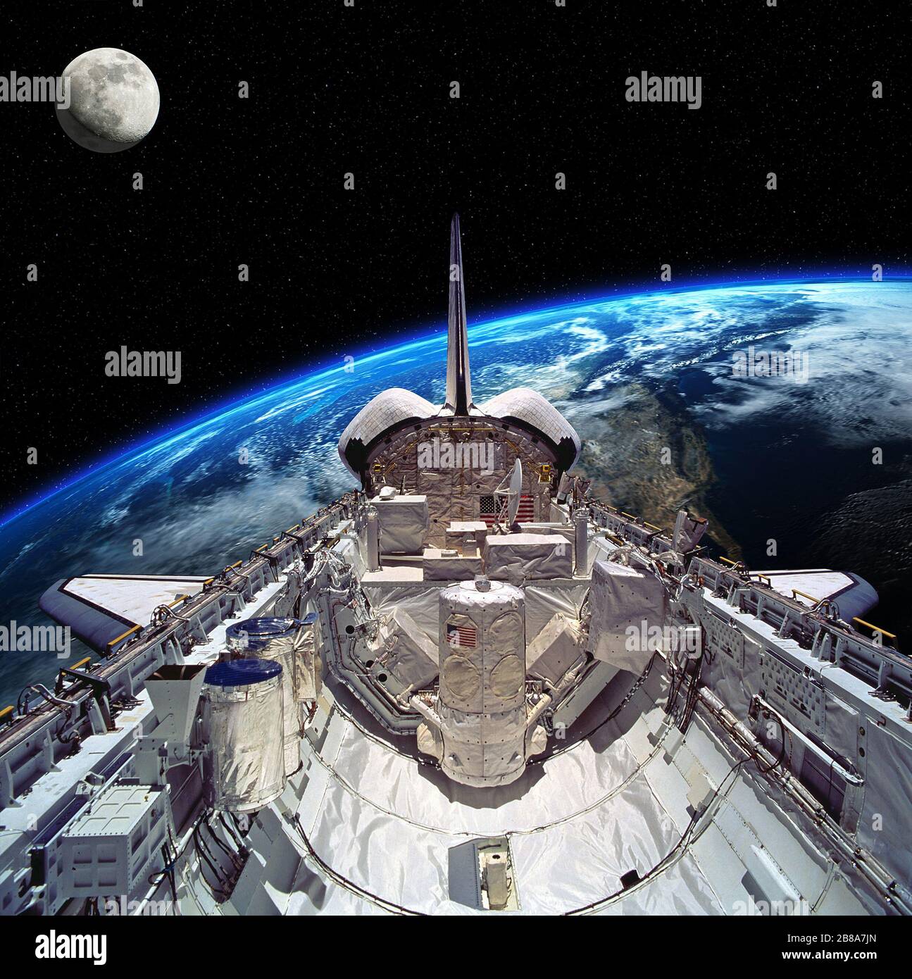 Earth From The Spaces Shuttle