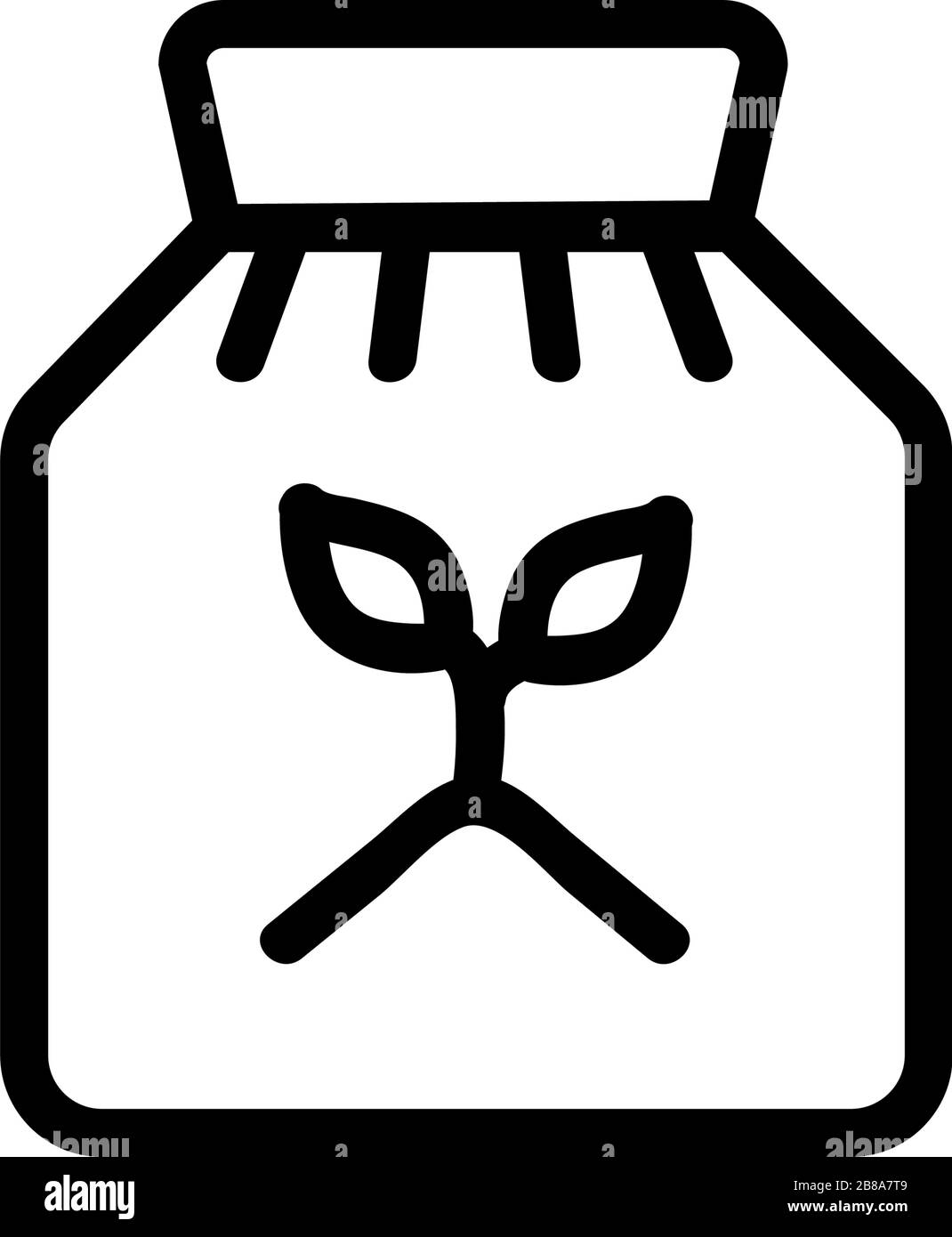 compost liquid icon vector outline illustration Stock Vector Image ...