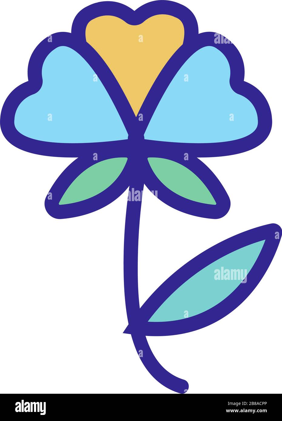 a wild plant icon vector outline illustration Stock Vector Image & Art ...