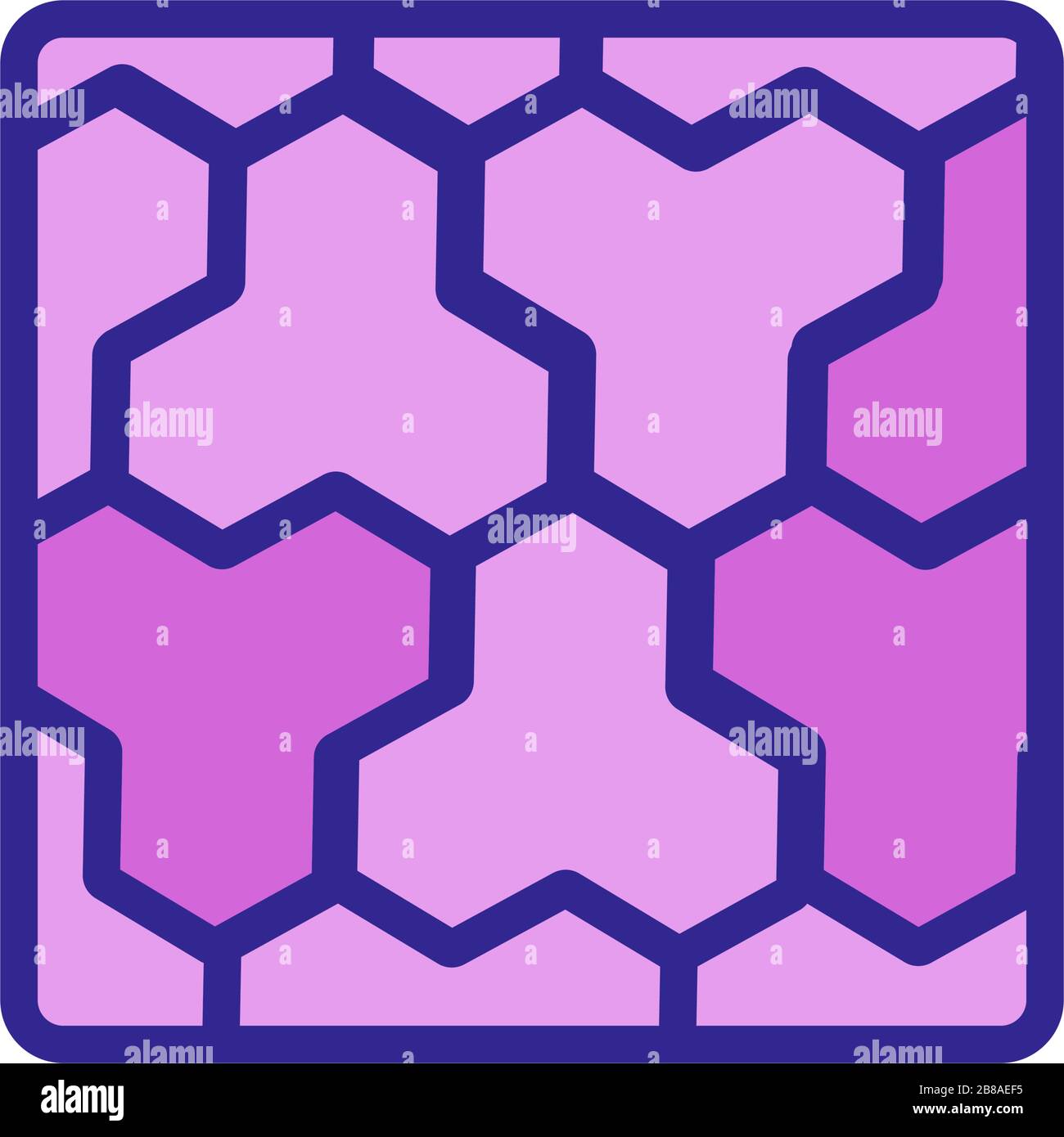 tiles on the road icon vector outline illustration Stock Vector Image ...