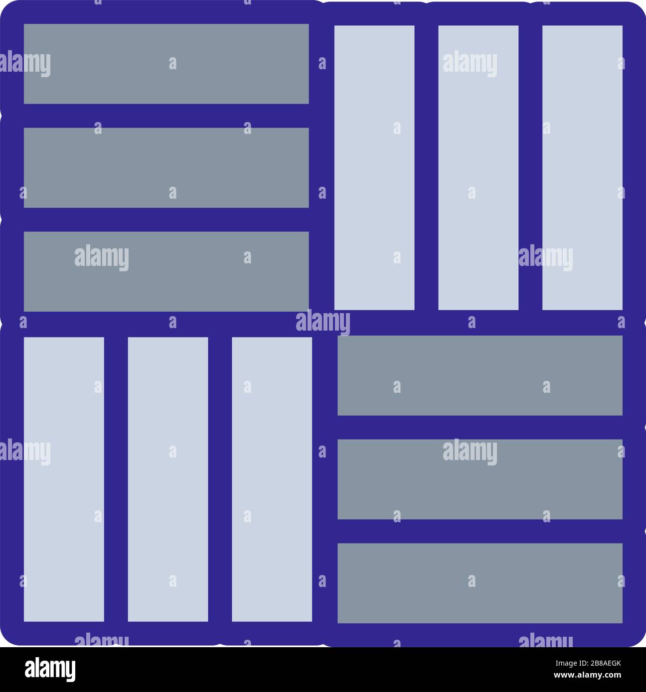 tile packing icon vector outline illustration Stock Vector Image & Art ...
