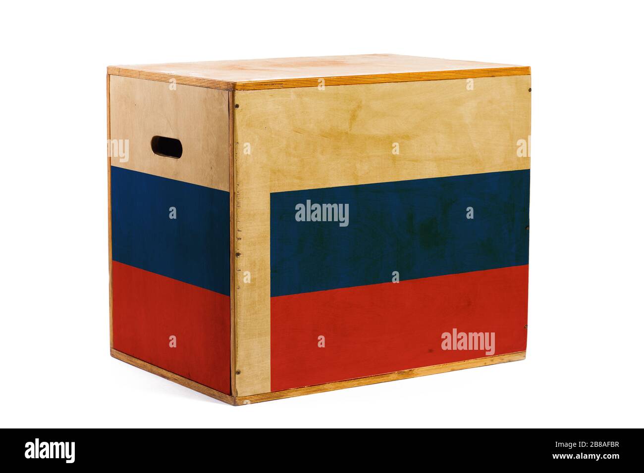 A wooden box for reliable shipment of various goods and cargo with the ...