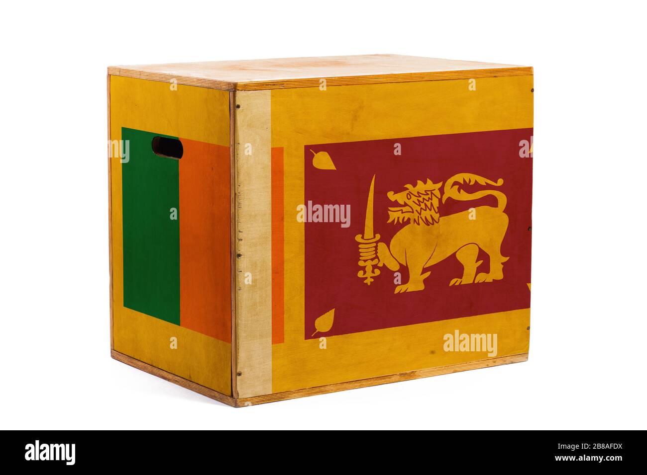 A wooden box for reliable shipment of various goods and cargo with the ...