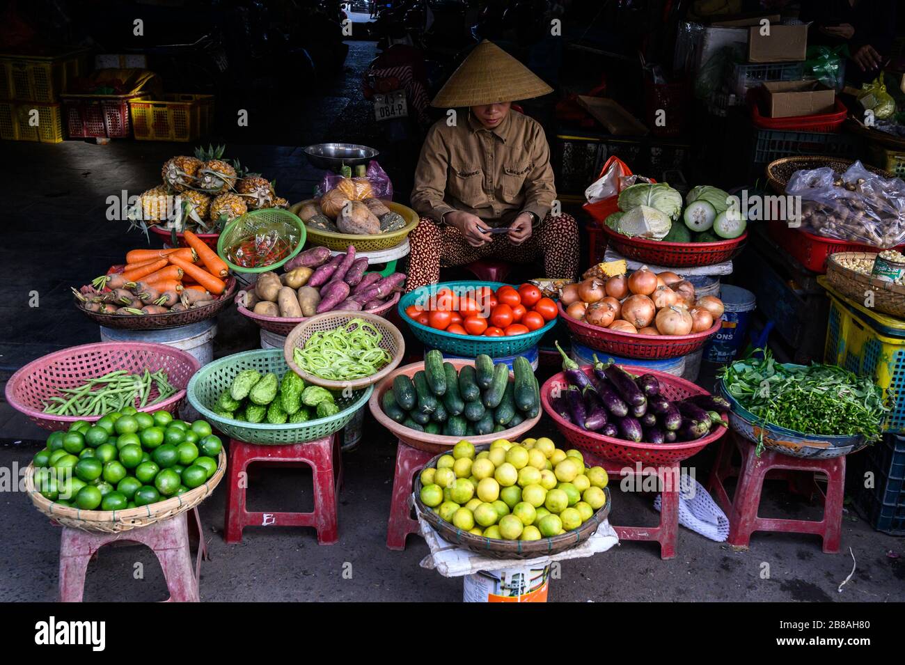 Vegetable Vendor High Resolution Stock Photography and Images - Alamy