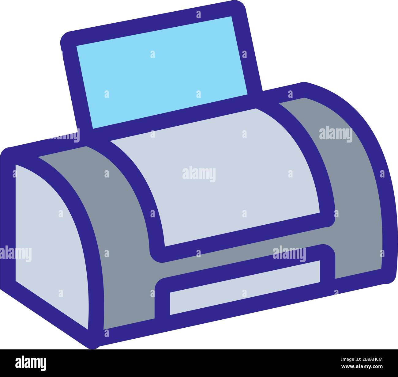 home printer icon vector outline illustration Stock Vector Image & Art ...