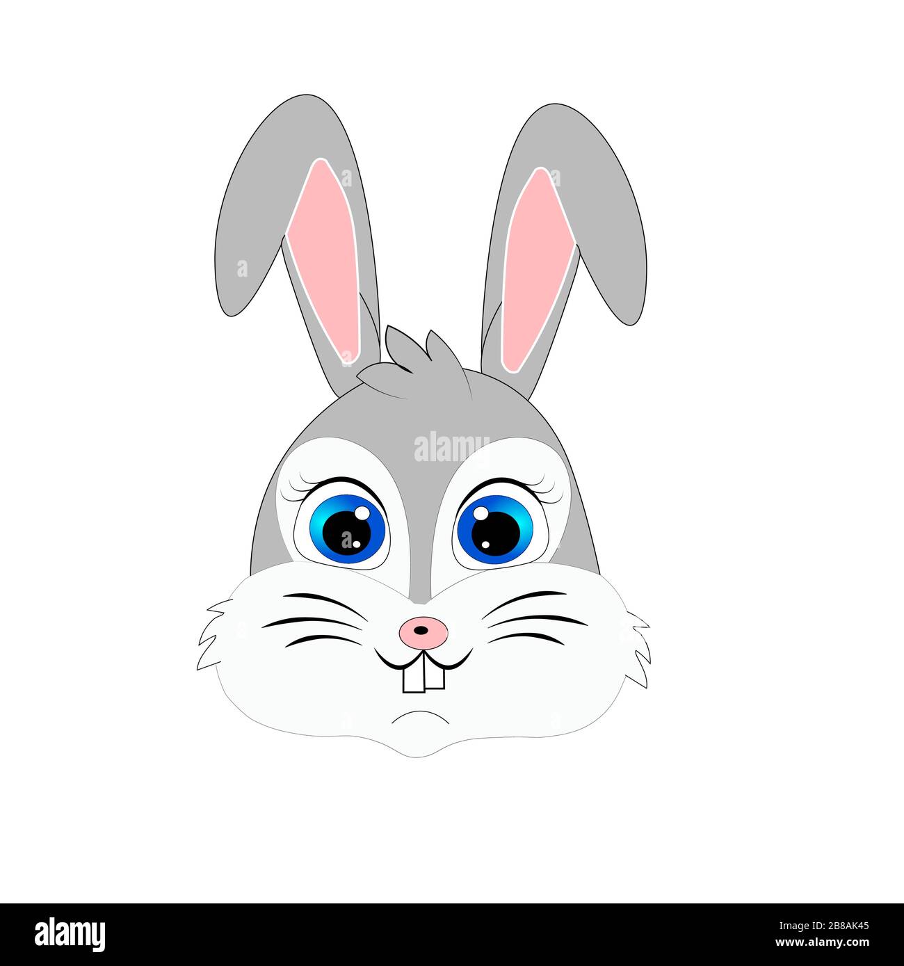 rabbit bunny cartoon illustration vector Stock Vector Image & Art - Alamy