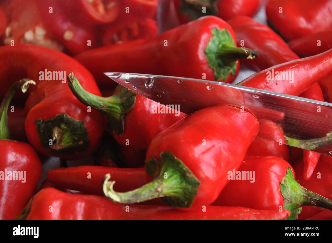 Hot pepper. Pods red vegetables, spicy Stock Photo - Alamy