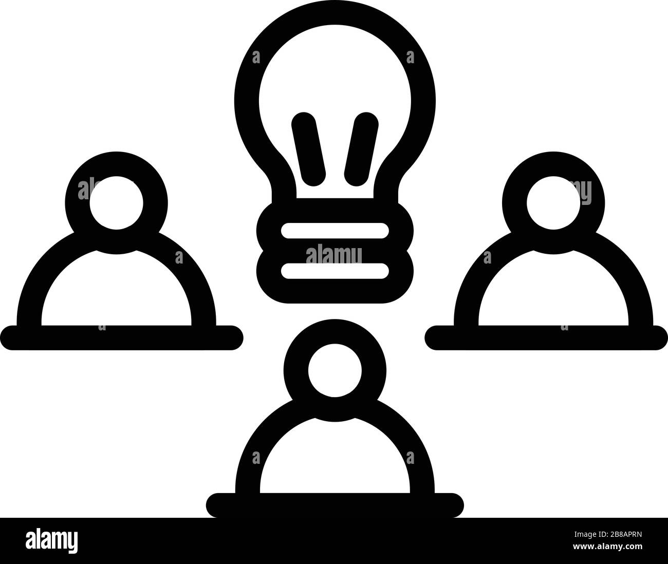 Teamwork responsibility con, outline style Stock Vector Image & Art - Alamy