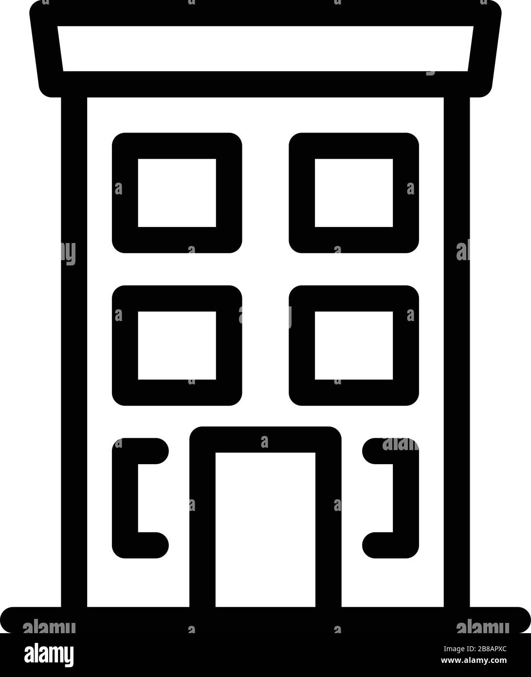 Office building icon, outline style Stock Vector Image & Art - Alamy