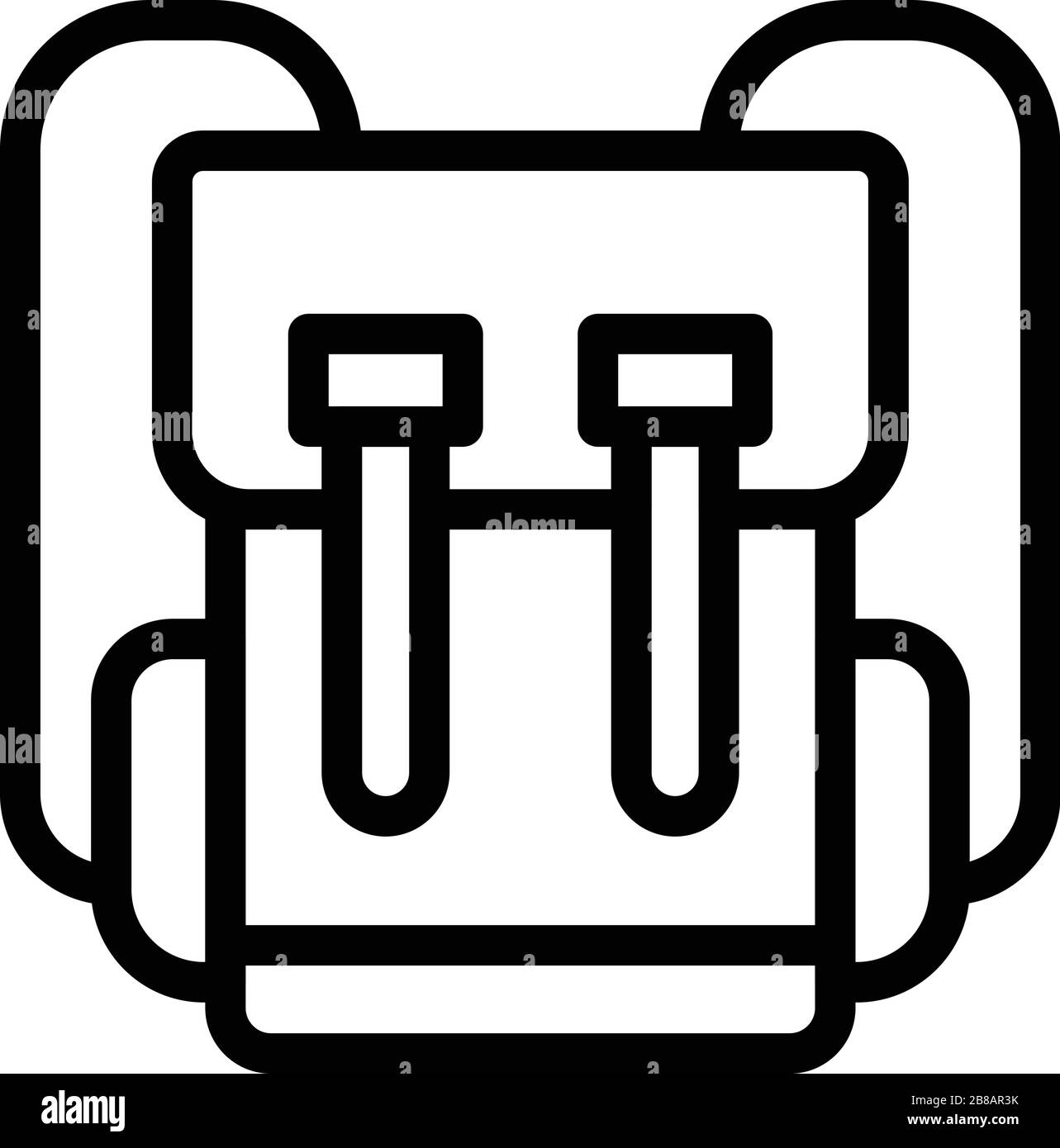 Hiking backpack icon, outline style Stock Vector Image & Art - Alamy